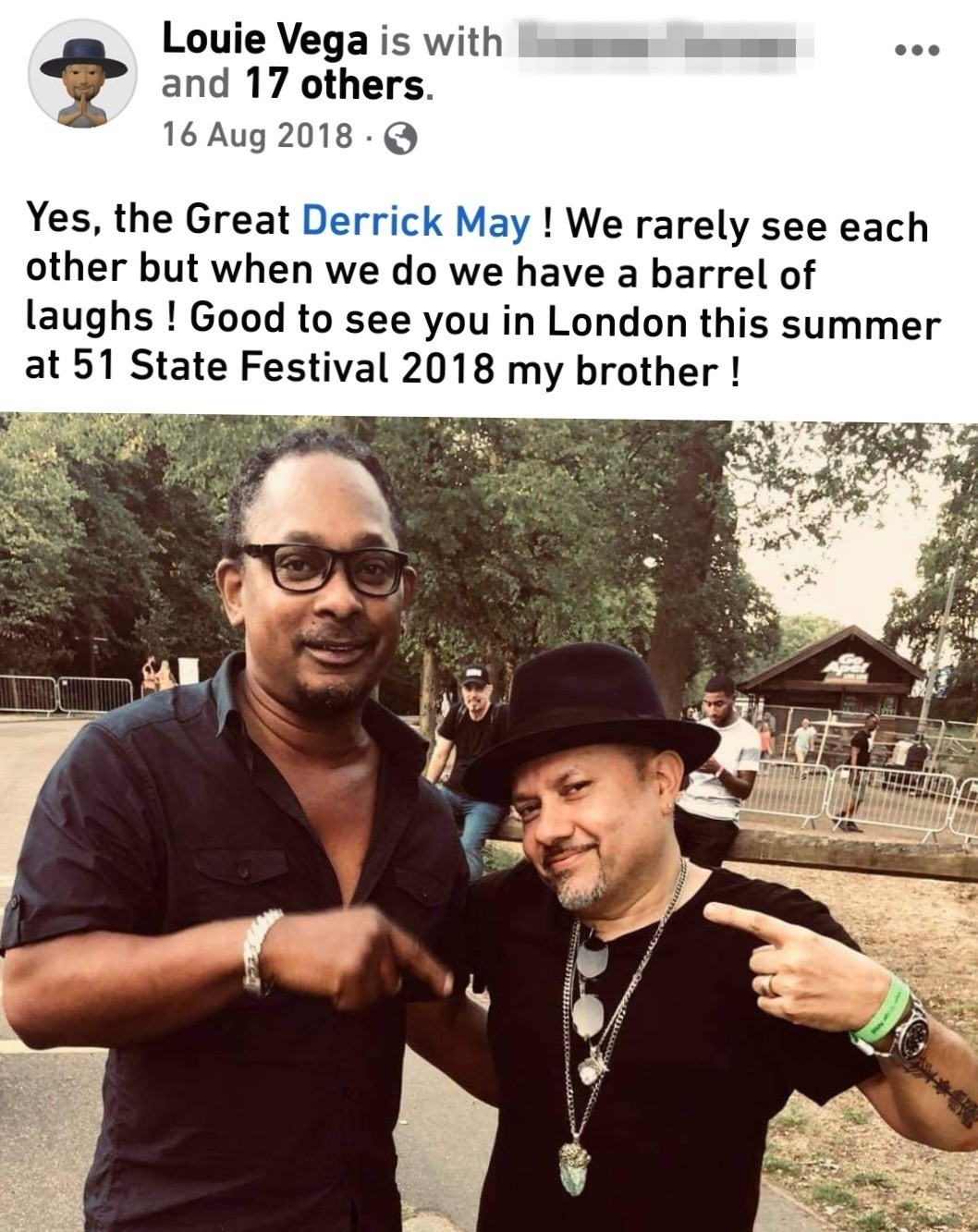 Does Louie Vega still think Derrick May is “a barrel of laughs”? - Ears ...